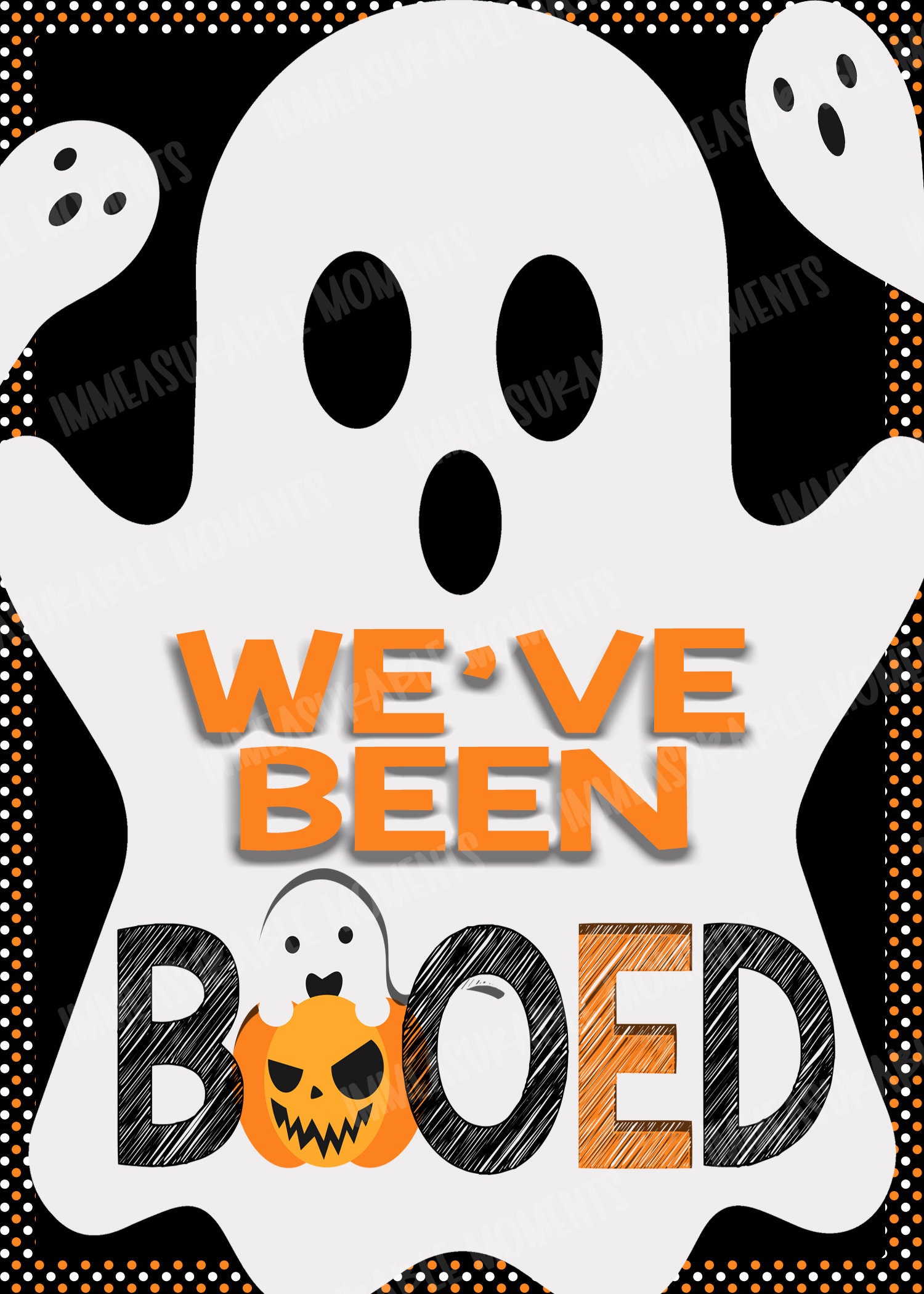 Printable BOOED Game You've Been BOOED Boo Halloween - Etsy