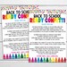 Editable Back to School Ready Confetti Printable, Night Before School ...