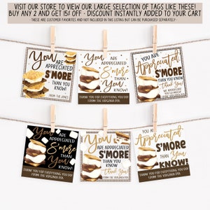 S'more Employee Appreciation Gift Tag, We Need S'more Employees Like ...