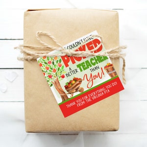 Teacher Appreciation Gift Tag, Teacher Thank You Label, We Couldn't ...