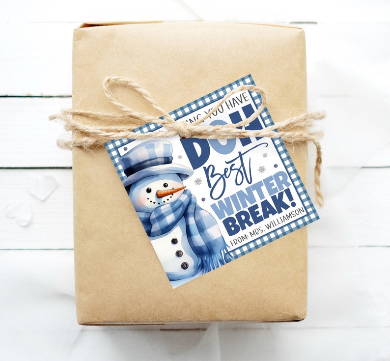Christmas Play Dough Gift Tags, Winter Play Doh Favor Tag, Holiday ...