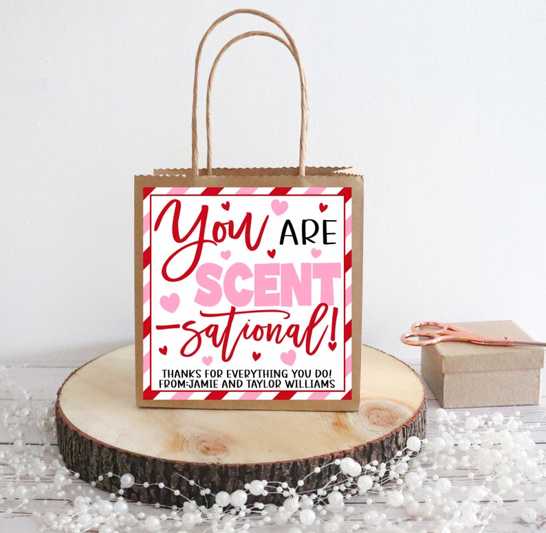 Valentine Appreciation Gift Tags You Are Scent-sational - Etsy