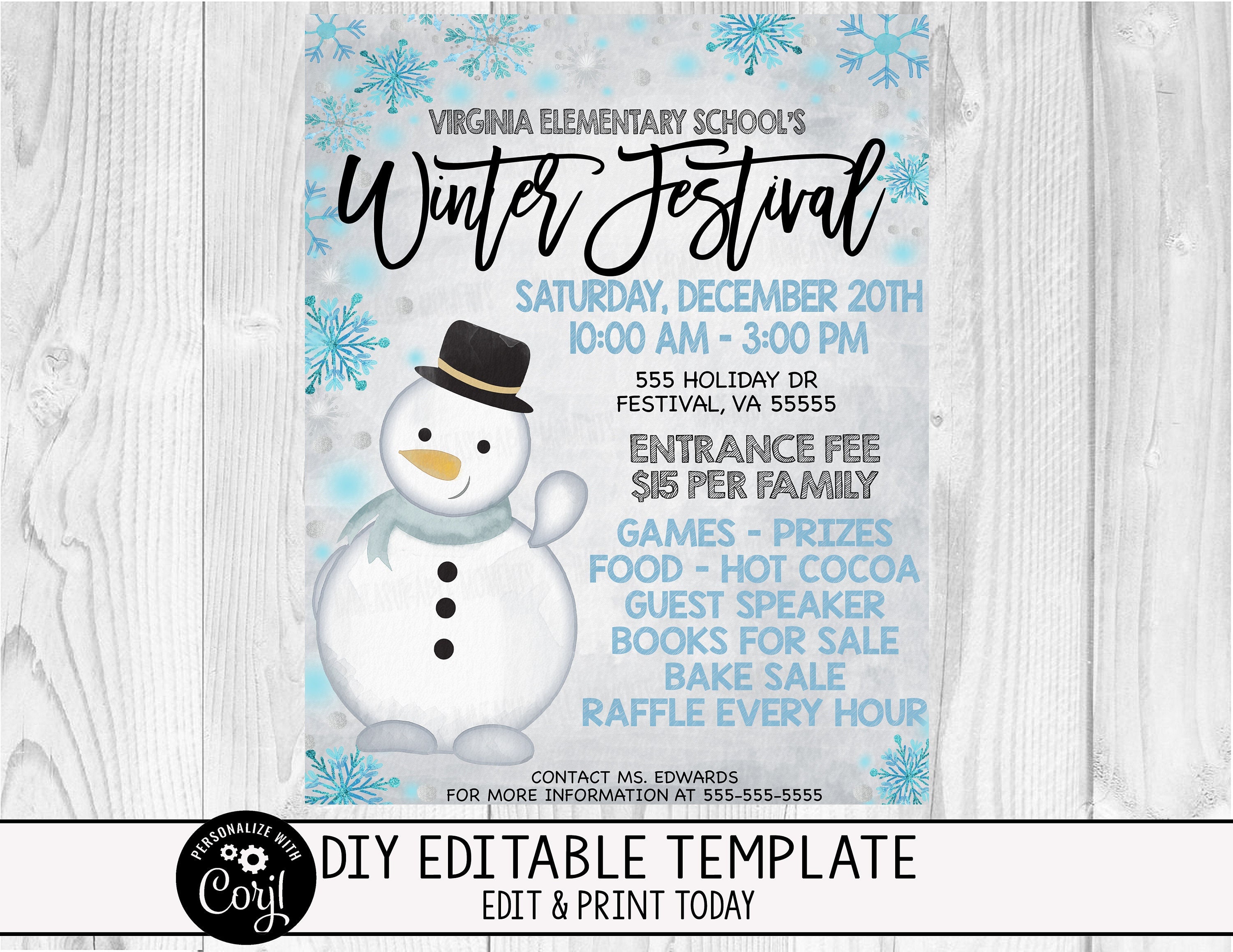 Winter Festival Flyer