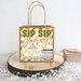 Fall Coffee Gift Tag, Sip Sip Hooray Coffee on Me Today, Autumn ...