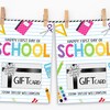 Parent Survival Kit Gift Tag, Printable First Day Back to School Gift ...