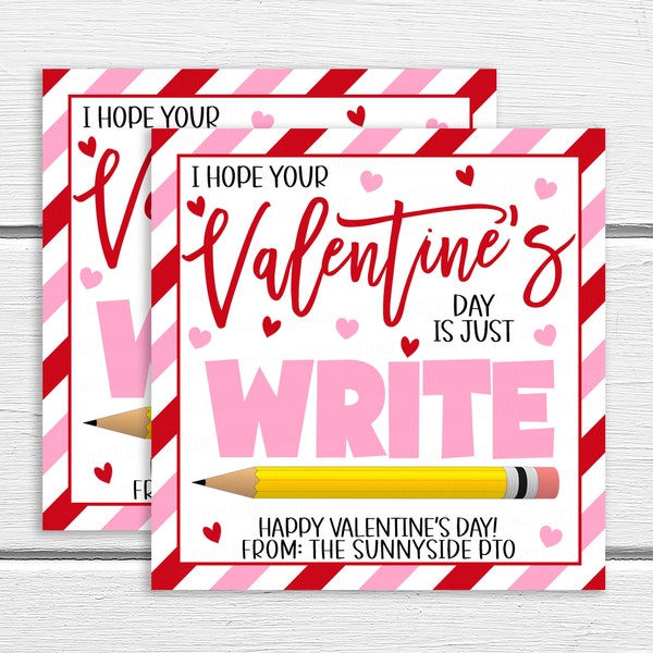 Classmate Valentines - Etsy
