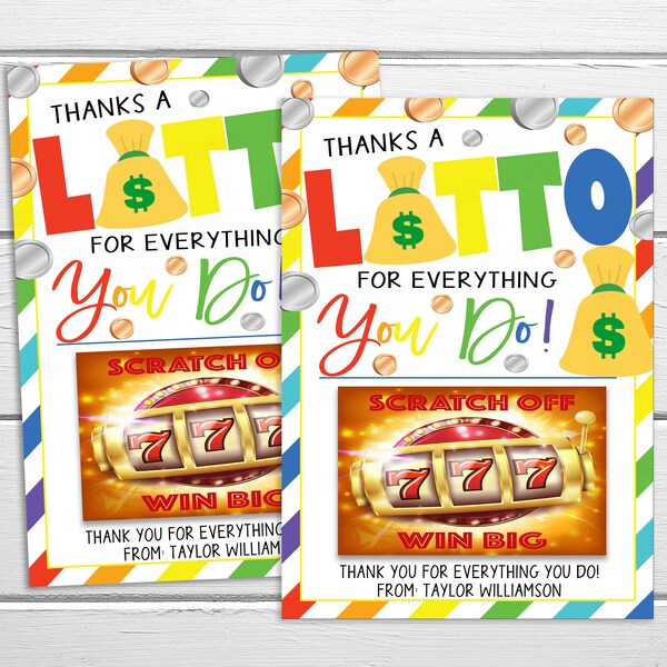 Teacher Appreciation Lottery - Etsy