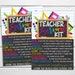 Middle School Survival Kit Gift Tag, Gift for Teachers Staff Students ...