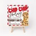 Valentine Cookie Gift Tags, Editable Appreciation Chocolate Chip Cookie ...