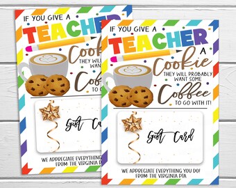 Cookie Card Printable - Etsy