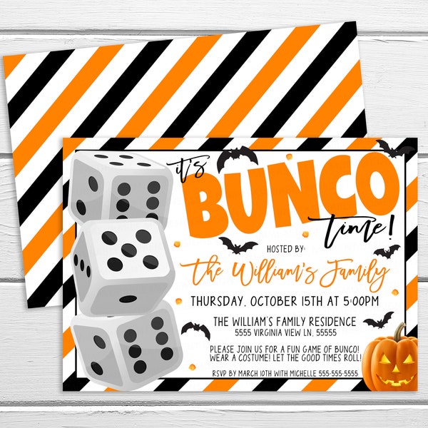 Bunco Party - Etsy