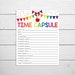 Time Capsule Printable, Kids Student Memory Sheet, School Questionnaire ...