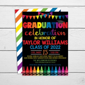 Graduation Celebration Invitation, Grad Party Invite Elementary Middle ...