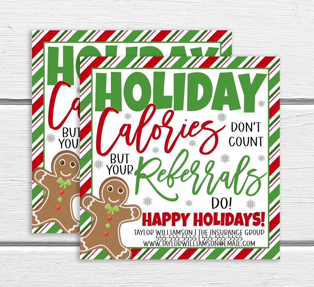 Christmas Pop by Gift Tags Holiday Calories Don't Count - Etsy