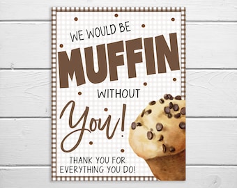 Muffin Without You - Etsy