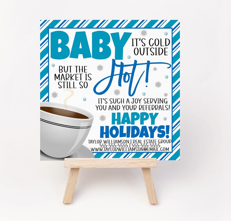 Winter Pop by Tags, Real Estate Market is Hot, Hot Chocolate Tag ...
