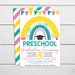 Editable Preschool Graduation Celebration Invitation, Prek Kindergarten ...