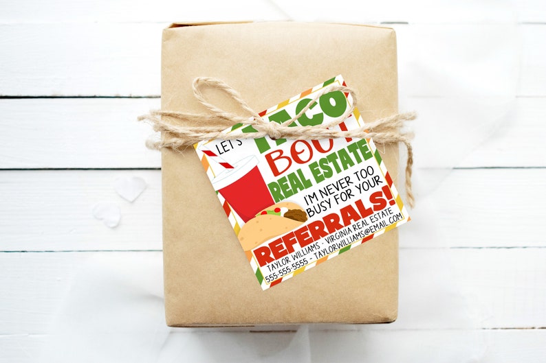 Taco Pop-by Gift Tags Mexican Fiesta Theme Pop By Real - Etsy