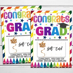 Graduation Gift Tag, Elementary Preschool Pre-k Kindergarten First 1st ...