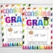 Graduation Gift Tag, Elementary Preschool Pre-k Kindergarten First 1st ...