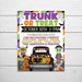 Trunk or Treat Flyer Invitation, Halloween Party, Kids School ...