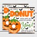 Halloween Donut Appreciation Gift Tag Donut Know What We - Etsy