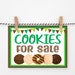 Scout Cookie Booth Sign, Cookies Sold Here, Printable Cookie Drop ...