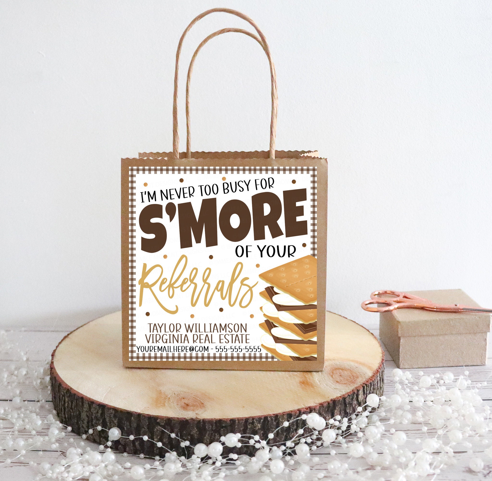 S'more Referral Gift Tag Referrals Appreciation Client - Etsy