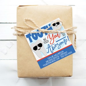 Dental Appreciation Gift Tag Tooth Be Told You Are Awesome - Etsy