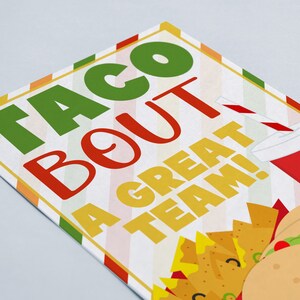 Taco Staff Appreciation Sign, Thank You Mexican Fiesta, Lunch Luncheon ...