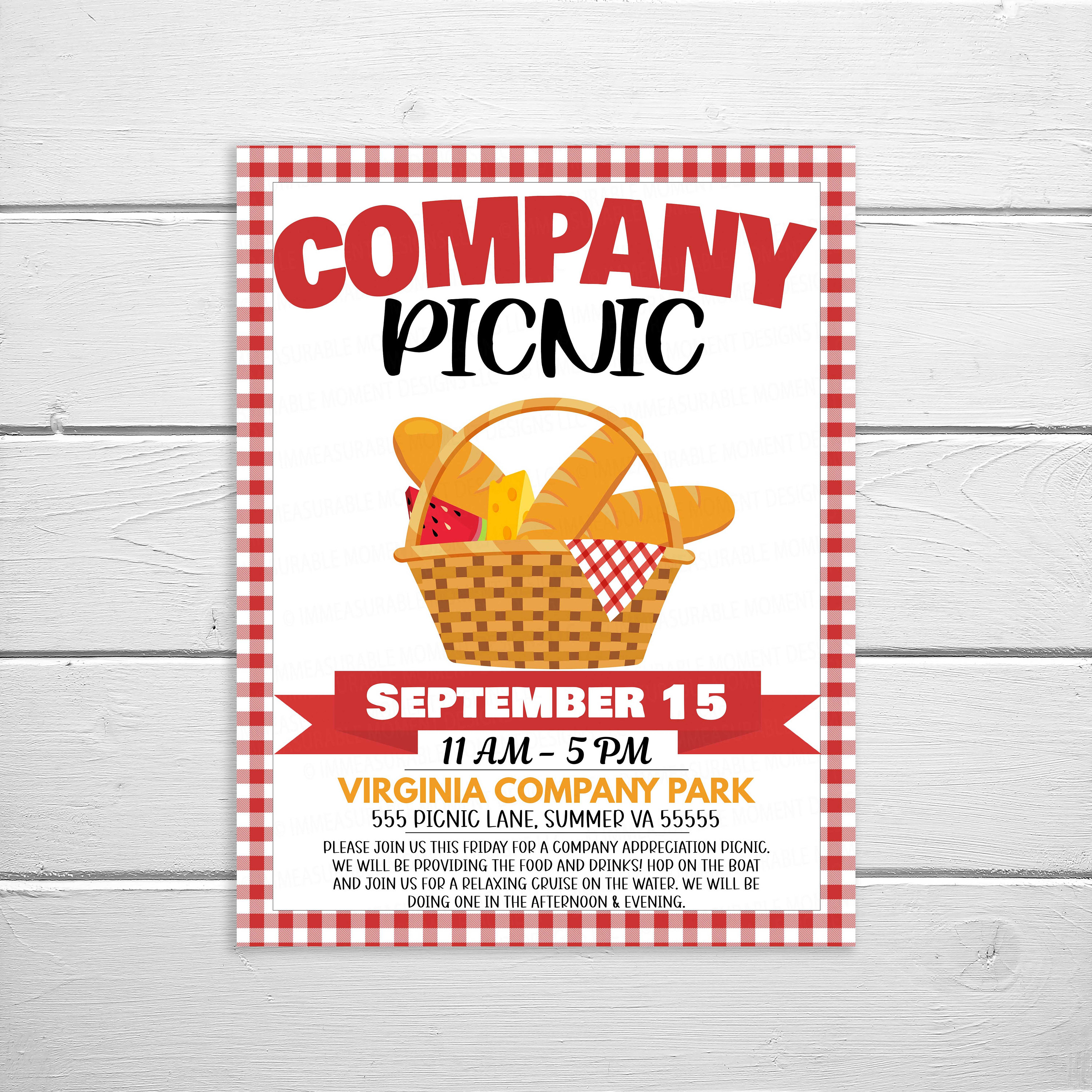 Company Picnic Poster