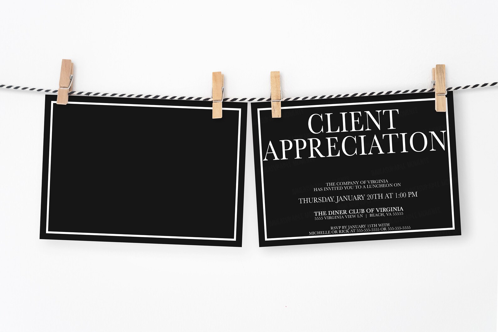 Client Appreciation Invitation Staff Employee Office Business - Etsy
