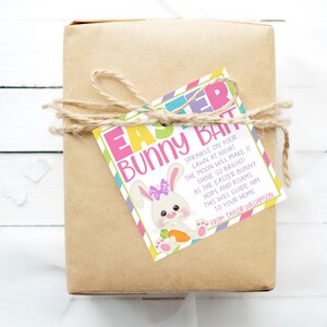 Easter Bunny Bait Gift Tag, Kids Easter Eve Game, Bunny Food, Easter ...
