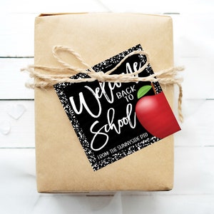 Welcome Back to School Gift Tag, Students Teachers Gift, New School ...