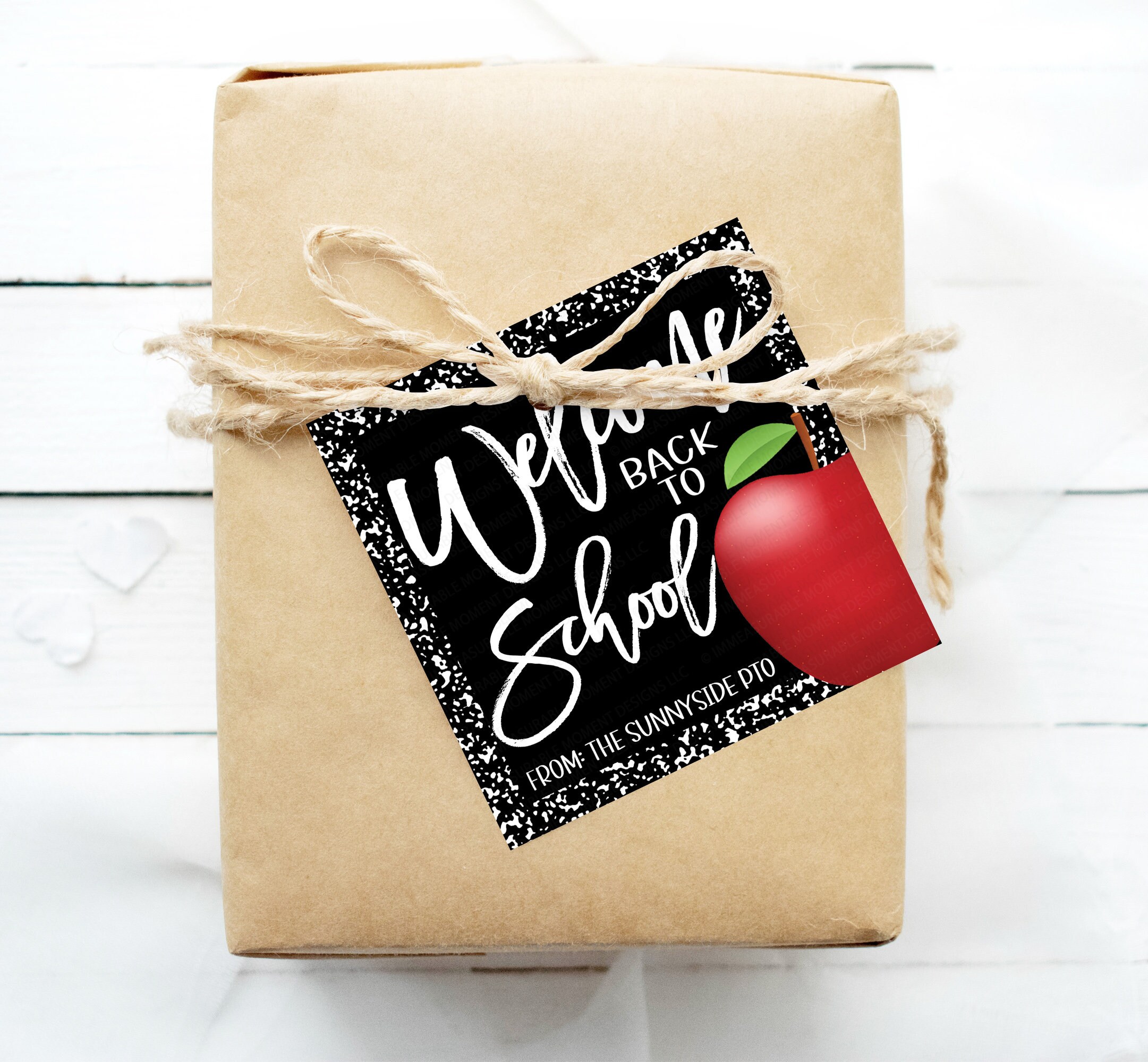 Welcome Back to School Gift Tag, Students Teachers Gift, New School ...