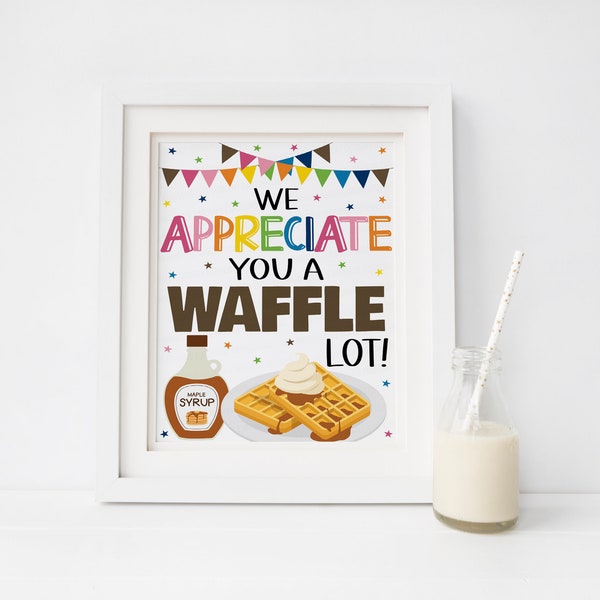Printable Waffle Bar - Etsy