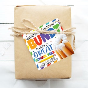 Back to School Bundt Cake Gift Tags, Nothing Bundt A Great School Year ...
