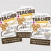 Teacher Appreciation Gift Tag, If You Give A Teacher Cookie Coffee ...