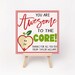 Teacher Apple Gift Tags, You Are Awesome to the Core, Teacher ...