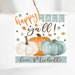 EDITABLE Fall Gift Tag, Happy Fall Ya'll Gift Tag, Watercolor Fall Tag ...