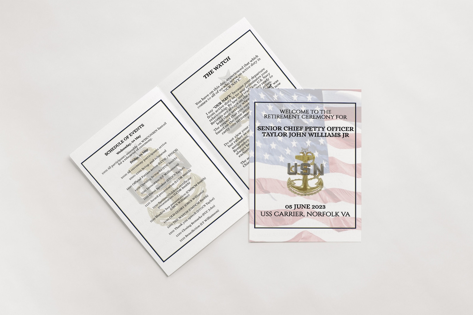 US Navy Senior Chief Retirement Program E8 Retirement - Etsy
