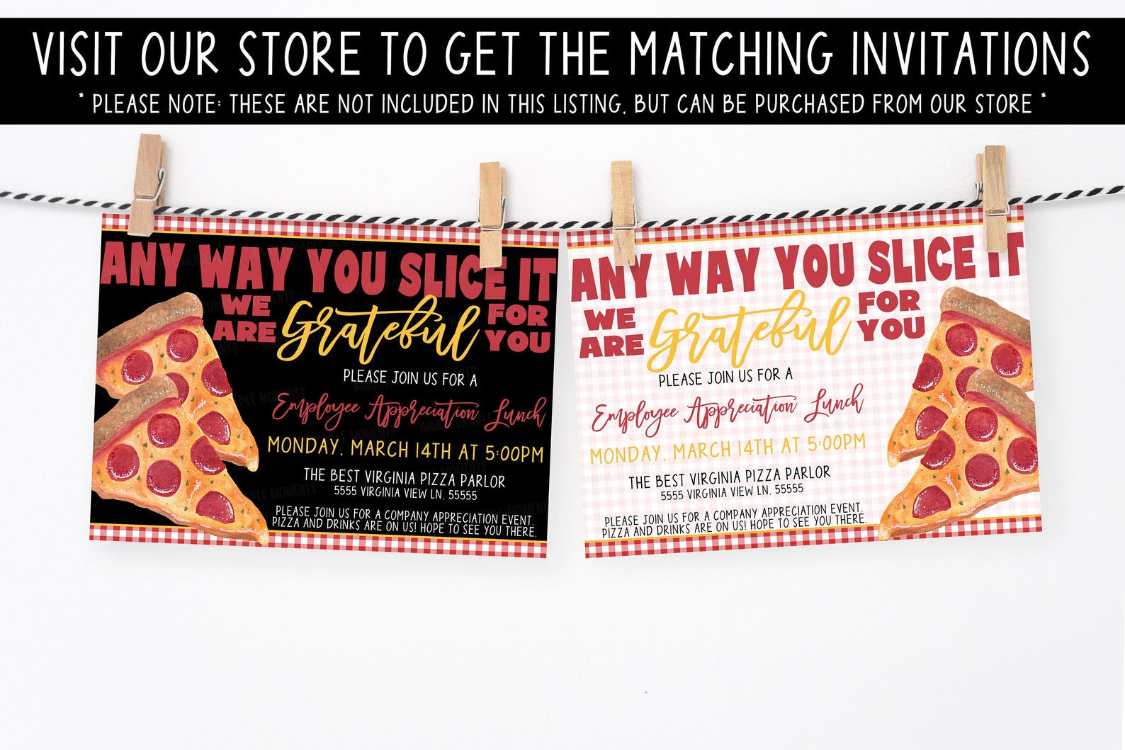 Pizza Appreciation Sign Staff Employee Teacher Nurse - Etsy