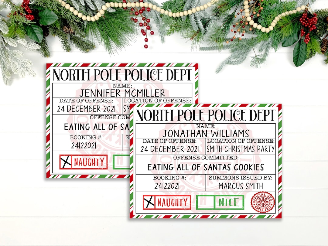 Christmas Party Mugshots, Printable, Selfie Station, Ugly Sweater Photo ...