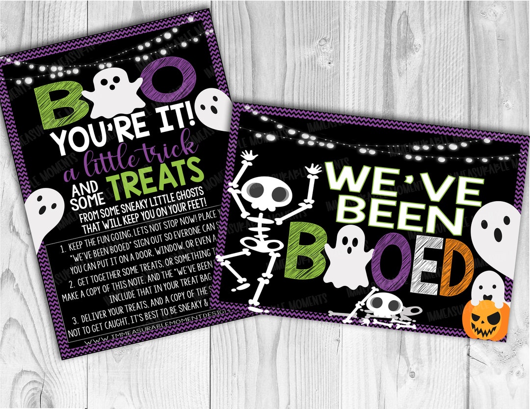 We've Been Booed, You've Been Booed, Printable and Instant Download ...