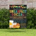 School Breakfast Social Flyer, PTO PTA Fundraiser, Teachers Staff ...