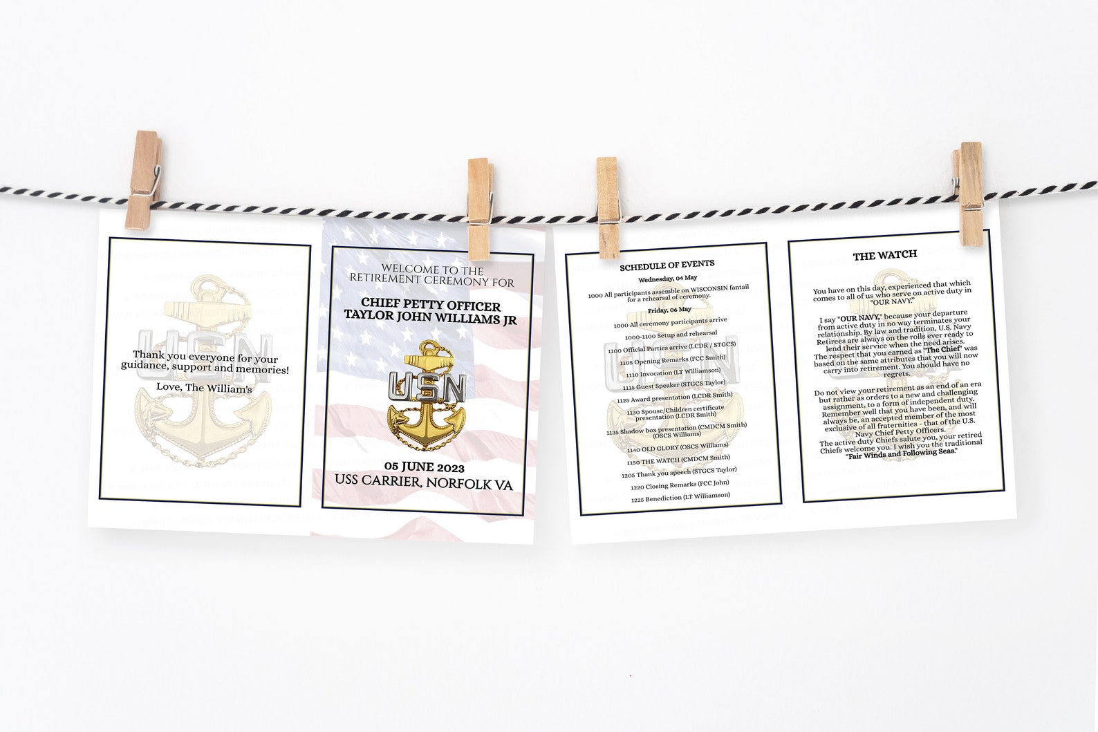 US Navy Chief Retirement Program, Pinning Ceremony, E7 Retirement ...