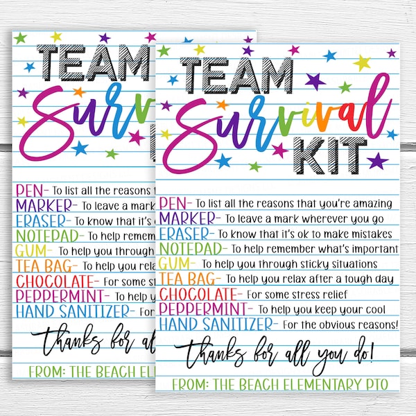 Work Survival Kit - Etsy