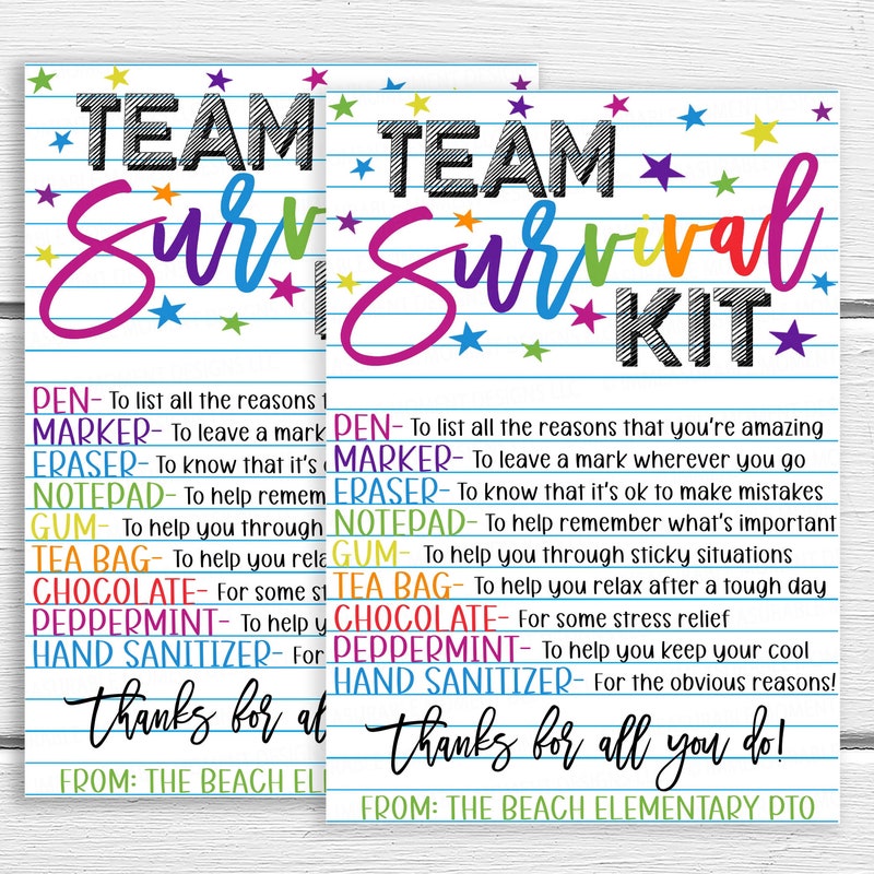 Employee Survival Kit - Etsy