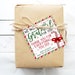 Holiday Appreciation Gift Tag, Editable Christmas Thank You Employee ...
