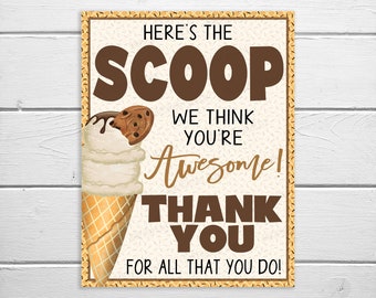 Ice Cream Employee Appreciation - Etsy